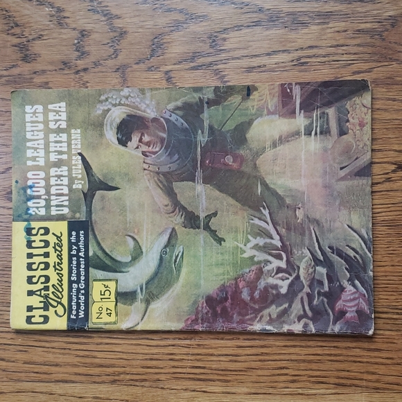 Other | Vintage 4s Classics Illustrated No 47 20000 Leagues Under The ...